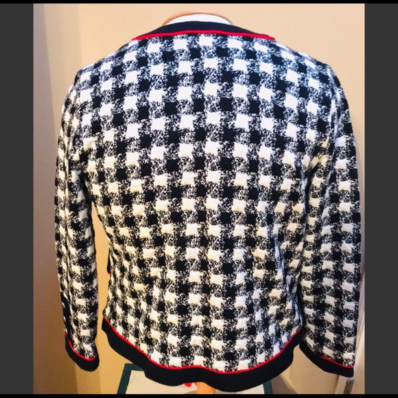 stuart alan | Jackets & Coats | Womens Vintage Houndstooth Sweater ...